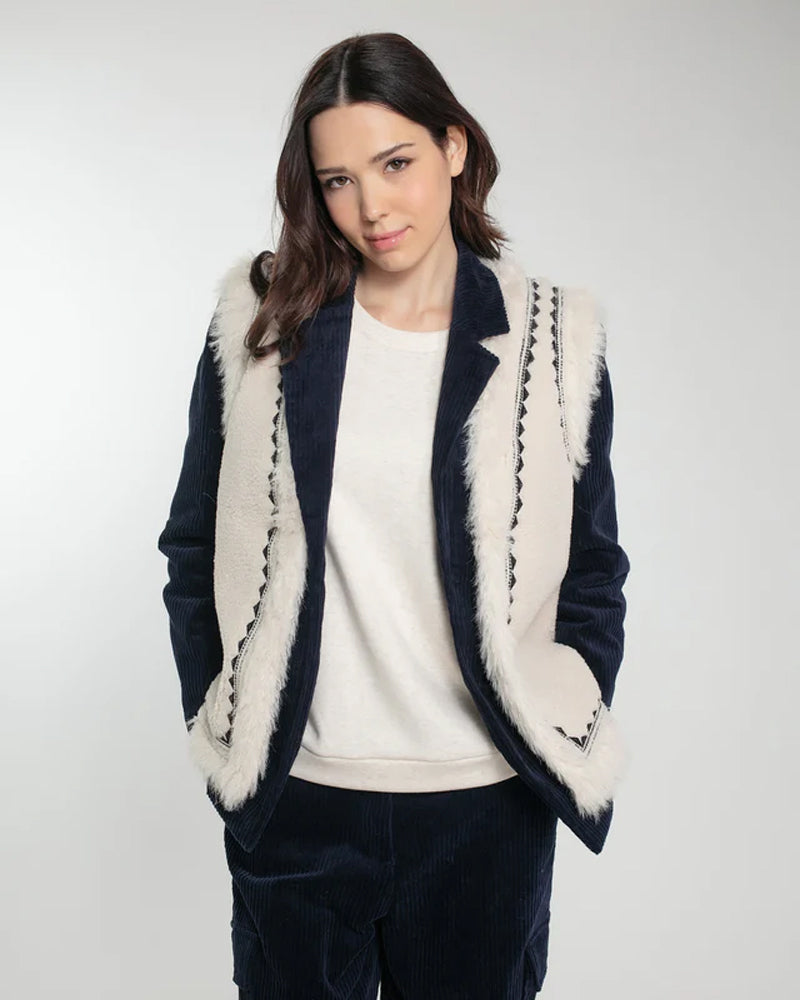 Nooki Dannika Gilet - Cream – Damsel Chiswick